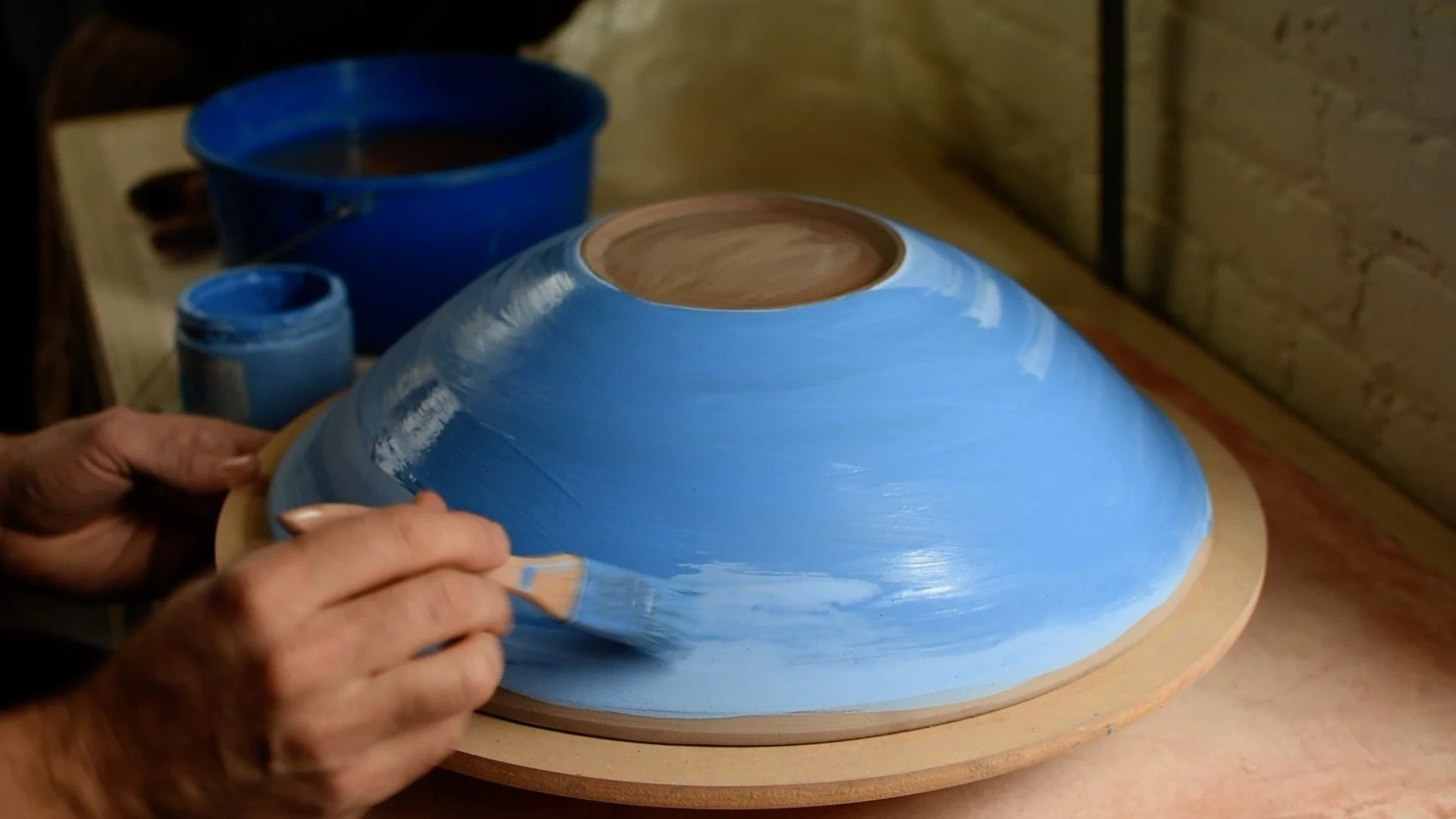 Sgraffito Decoration on a Large Bowl — pottery tutorial — The Studio ...