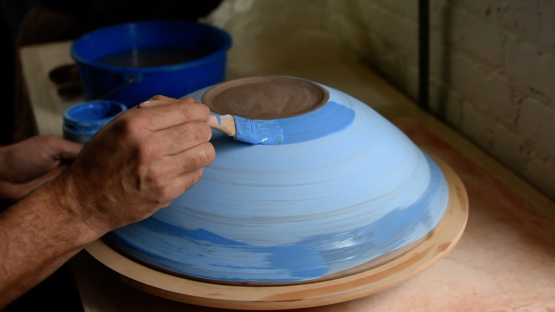 Sgraffito Decoration on a Large Bowl — pottery tutorial — The Studio ...