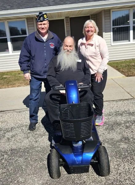 Fox Valley Veterans Council | News | Vietnam Veteran Gets Electric Scooter