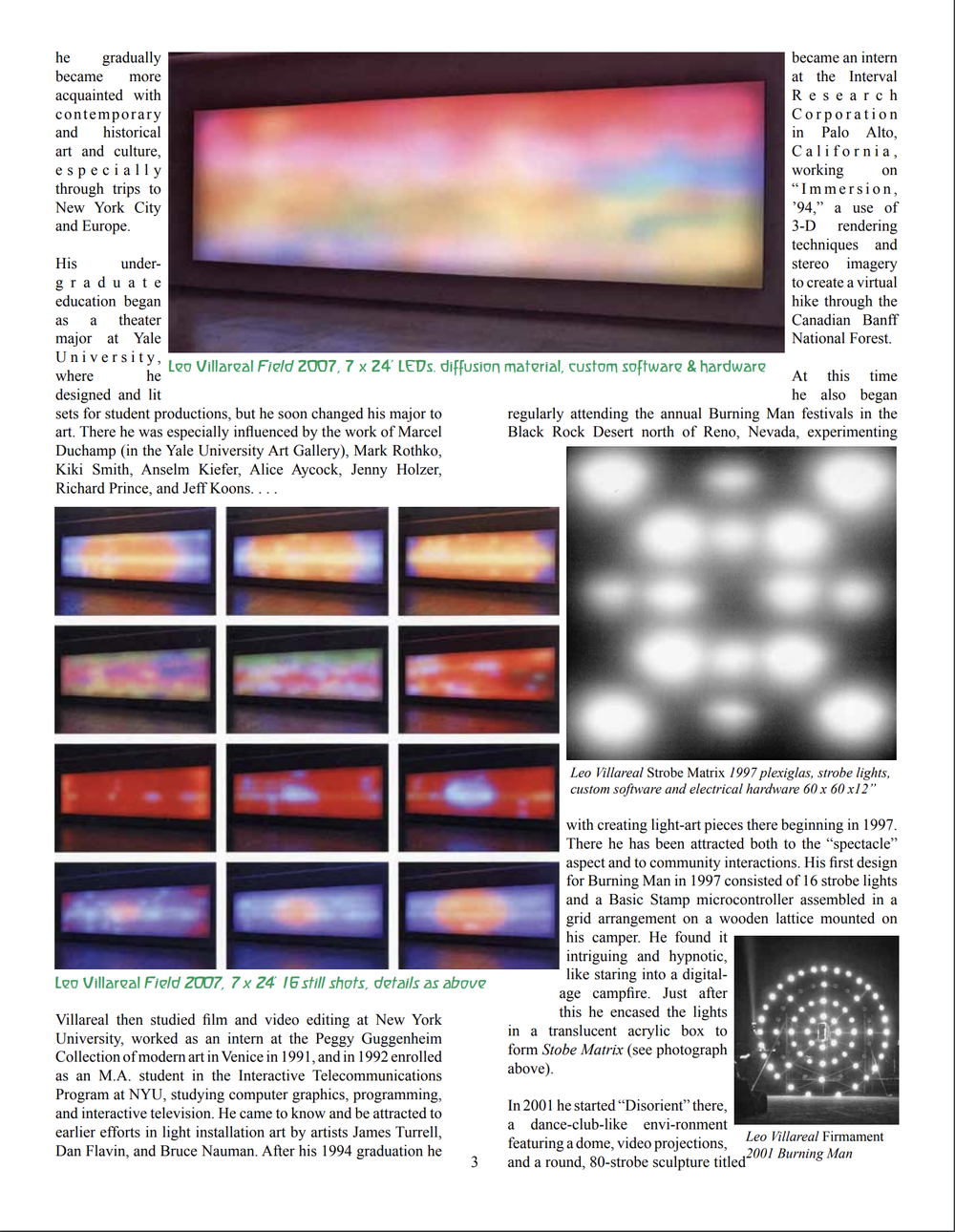 Color Light Play Part 2 — Gallery and Art Center