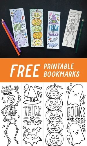 Free Halloween Bookmarks — Jessie Steury