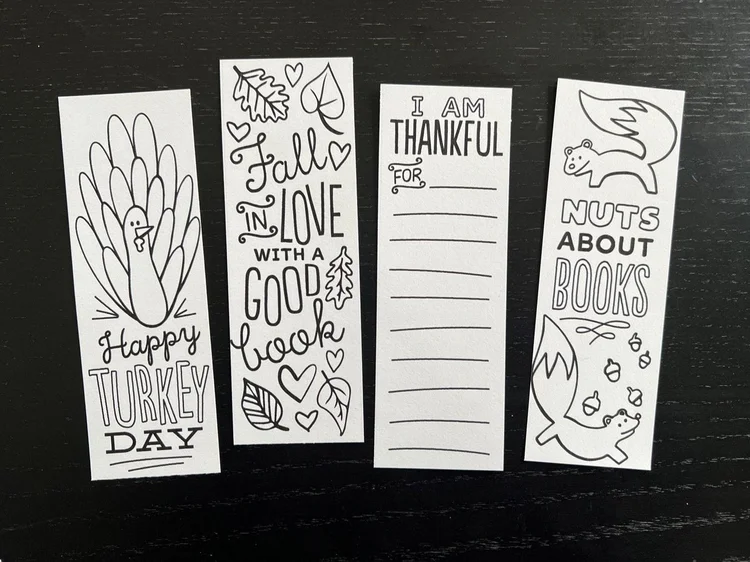 Thanksgiving Bookmarks — Jessie Steury