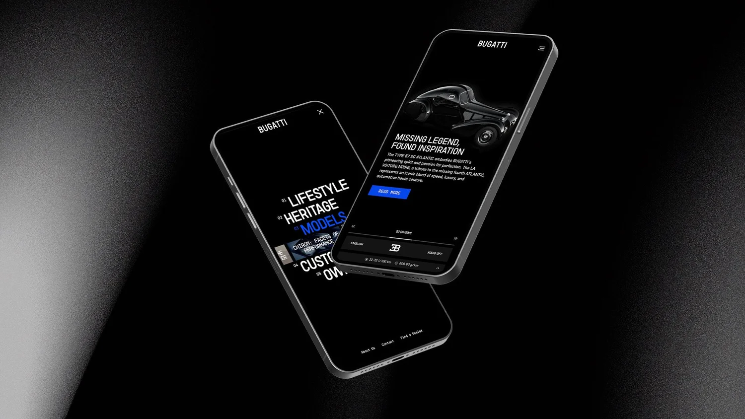Bugatti Website Makeover — Shivani Shah