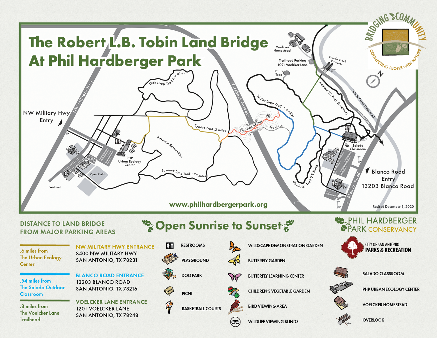Land Bridge Details: Know Before You Go! — Phil Hardberger Park Conservancy