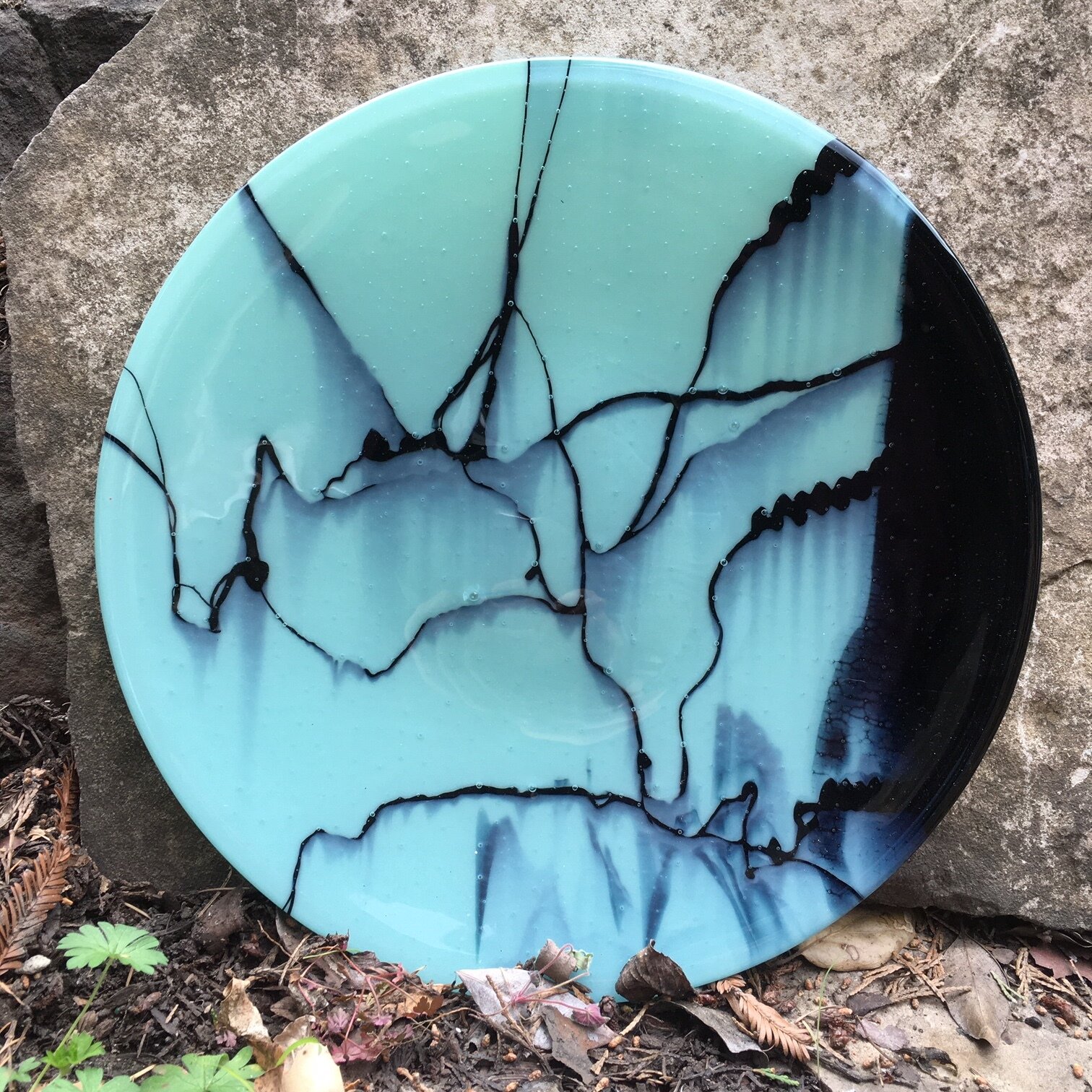round platters — STRONG HEART GLASS