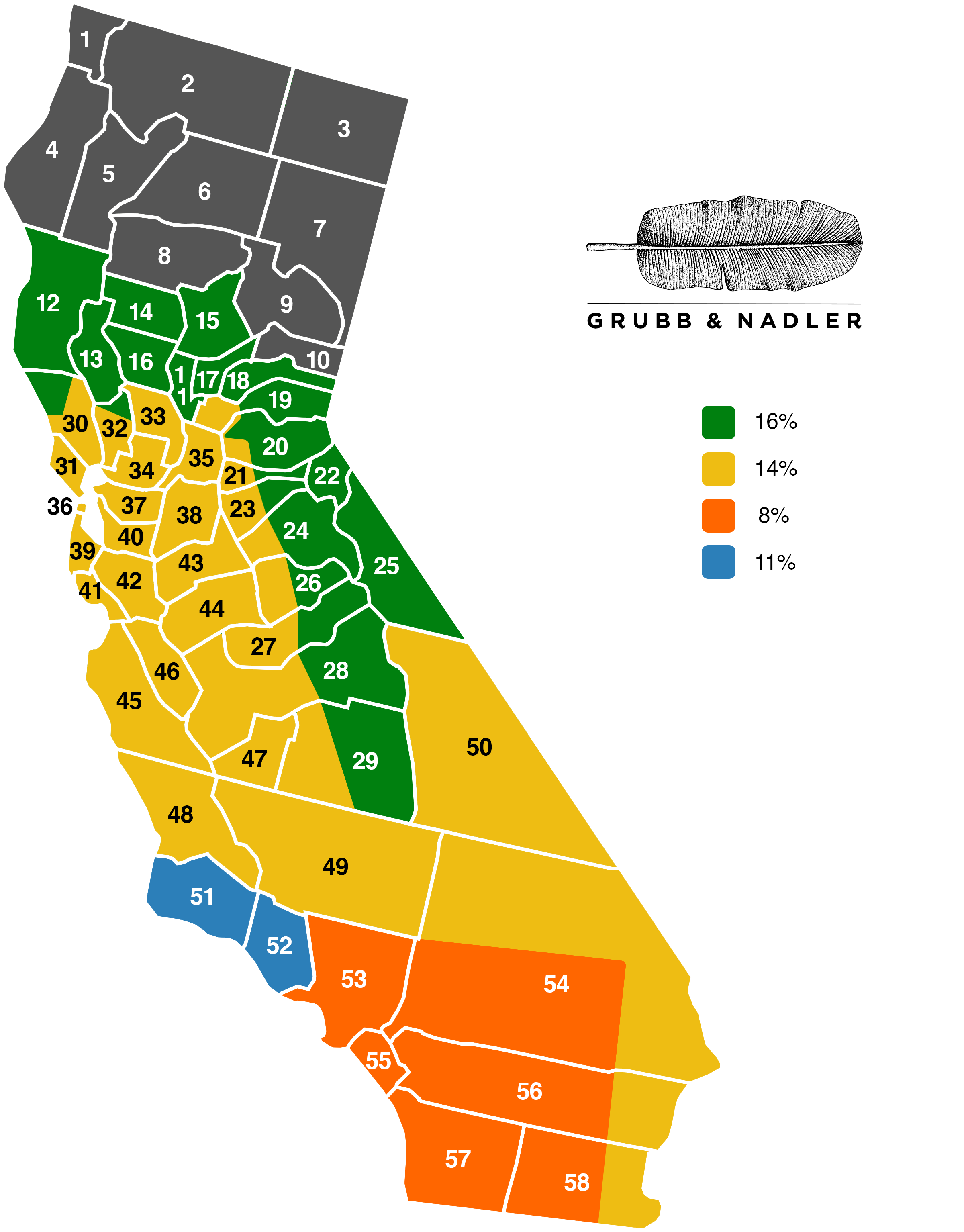 Delivery Map — Grubb & Nadler