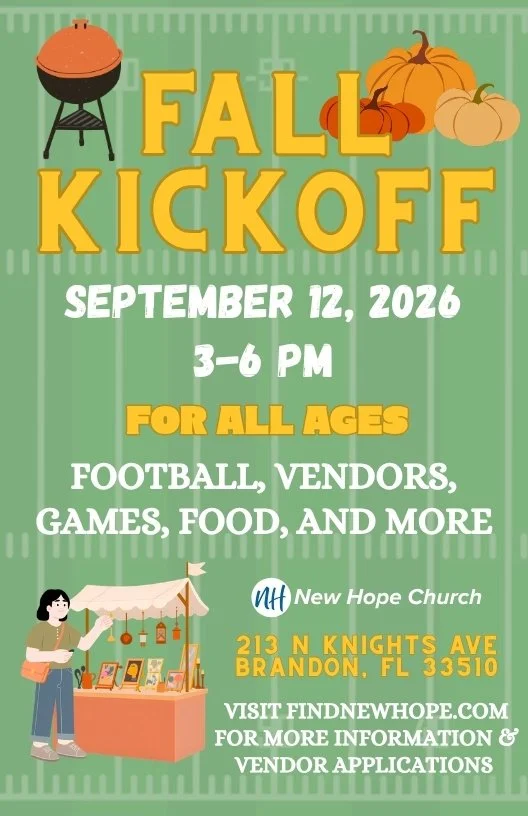 Fall Kickoff at New Hope Church 2026 | Free Family Event in Brandon, FL ...