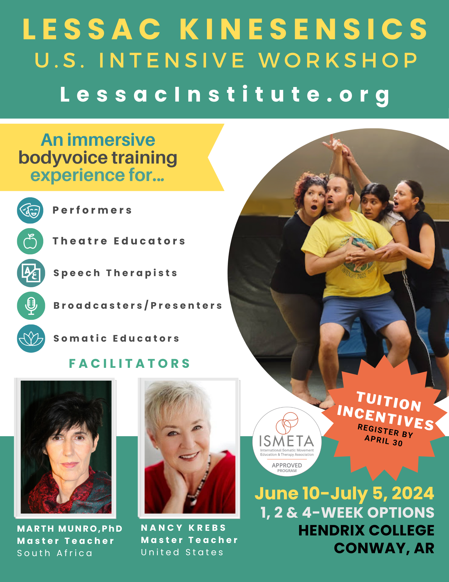 Announcement: Tuition Incentives for all 2024 U.S. Intensive Programs ...