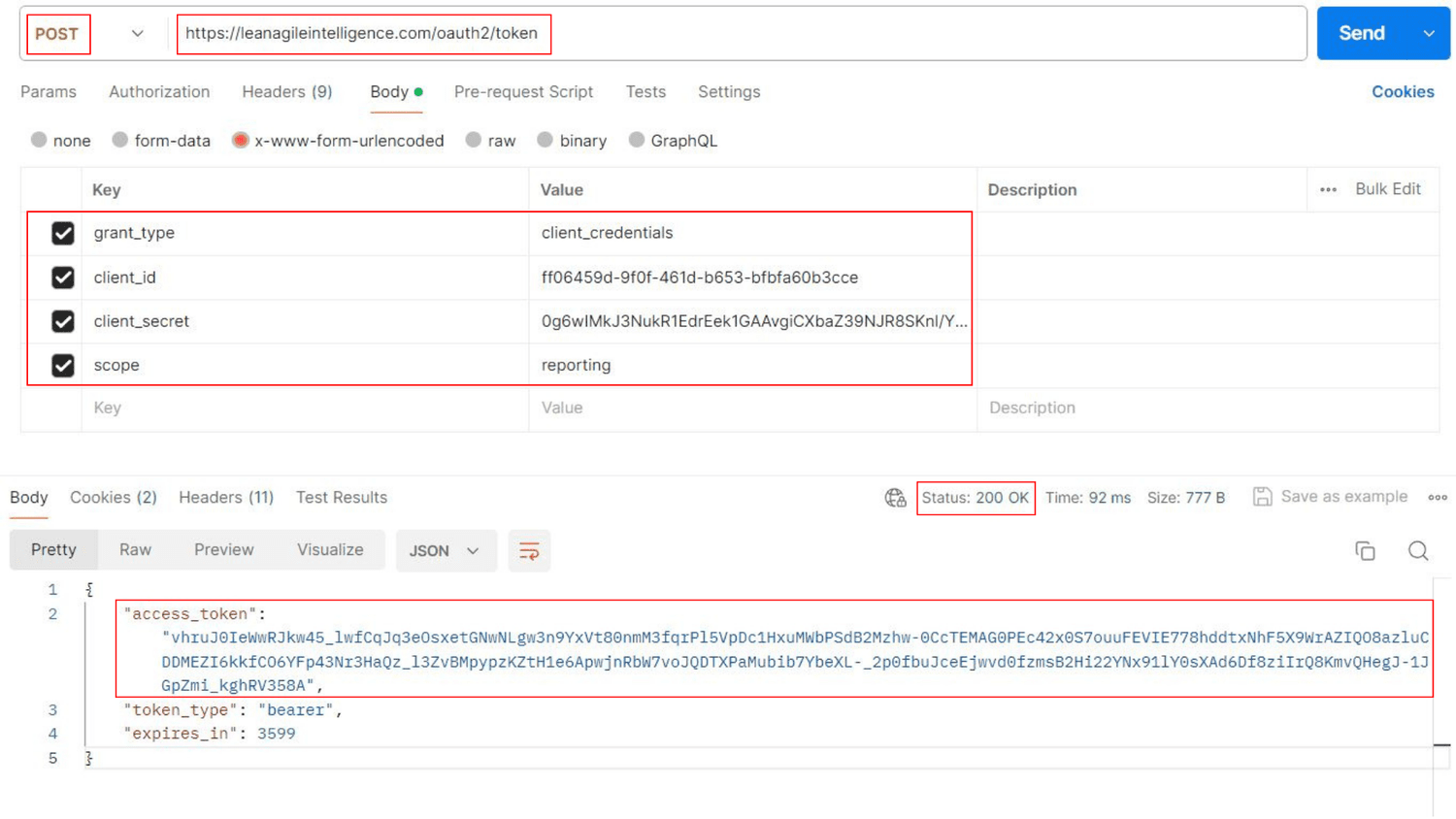 LAI API - Lean Agile Intelligence