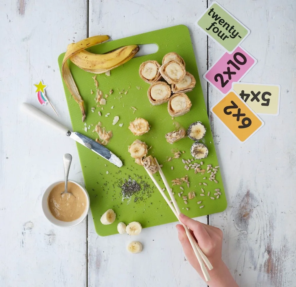 Easy, quick, healthy snack for kids - banana sushi — The Cool Food School