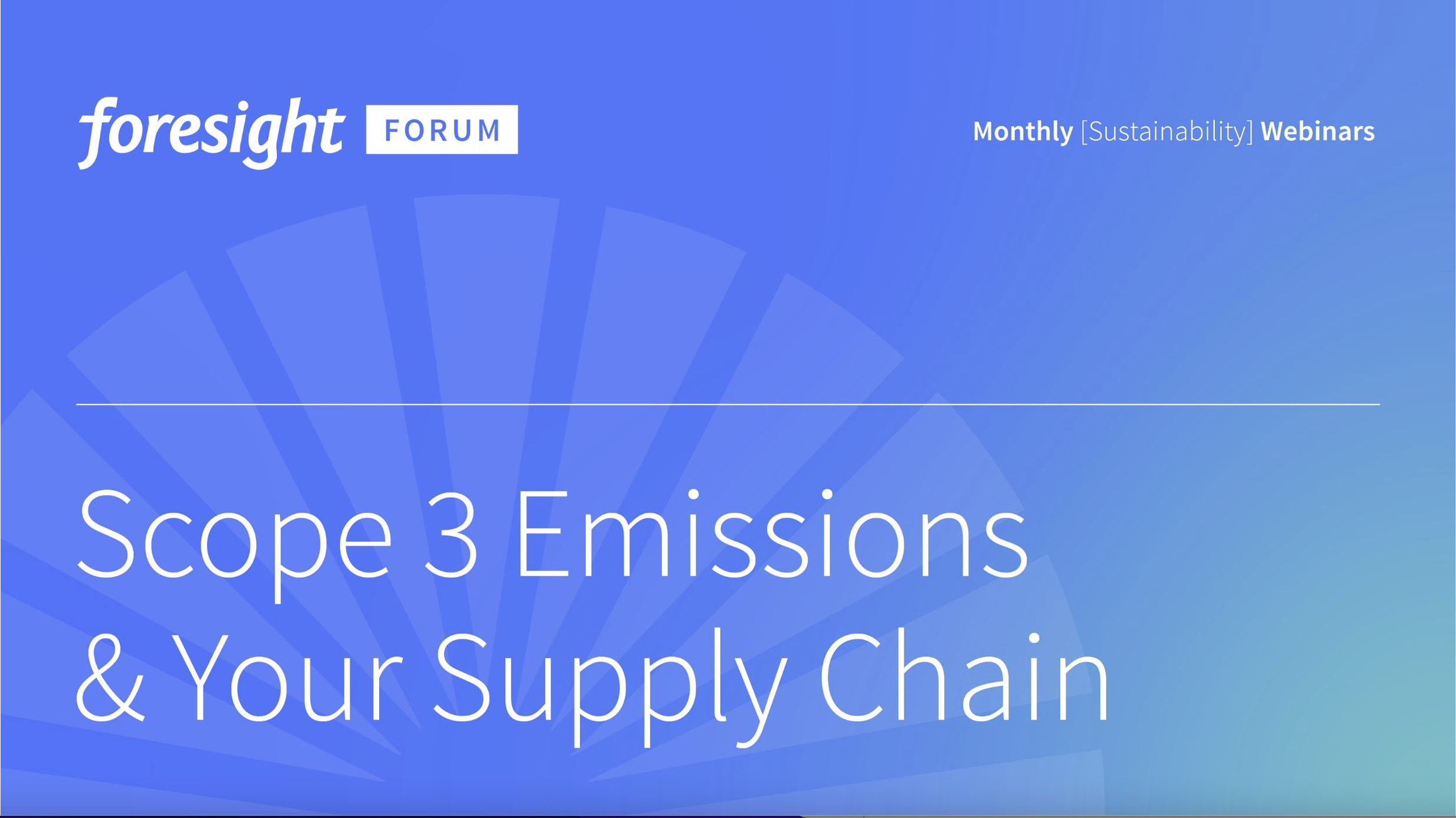 Foresight Forum Archive — Foresight Management