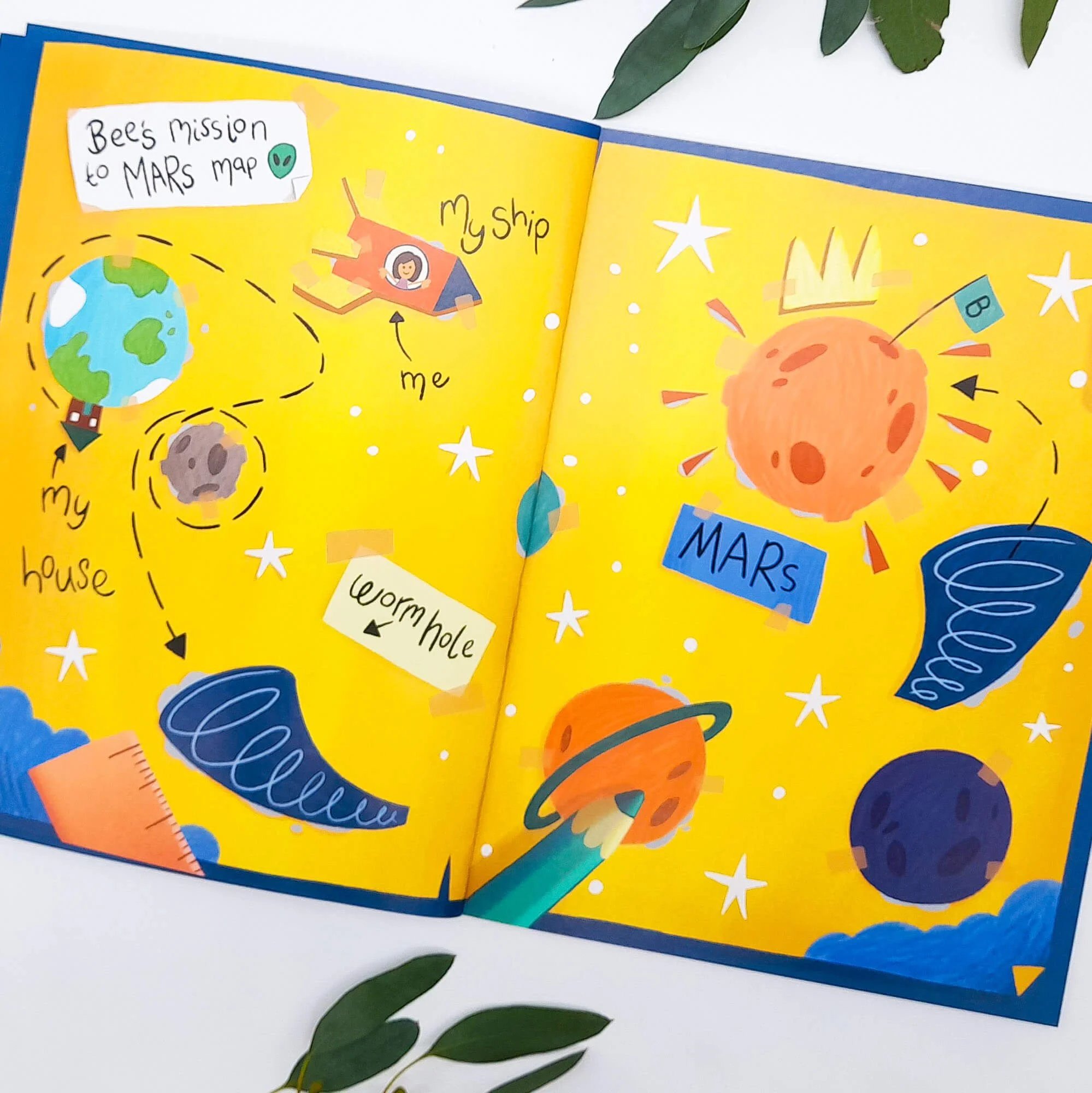 Kid's Space Themed Book and Activity Box. Mission to Mars. — Little ...