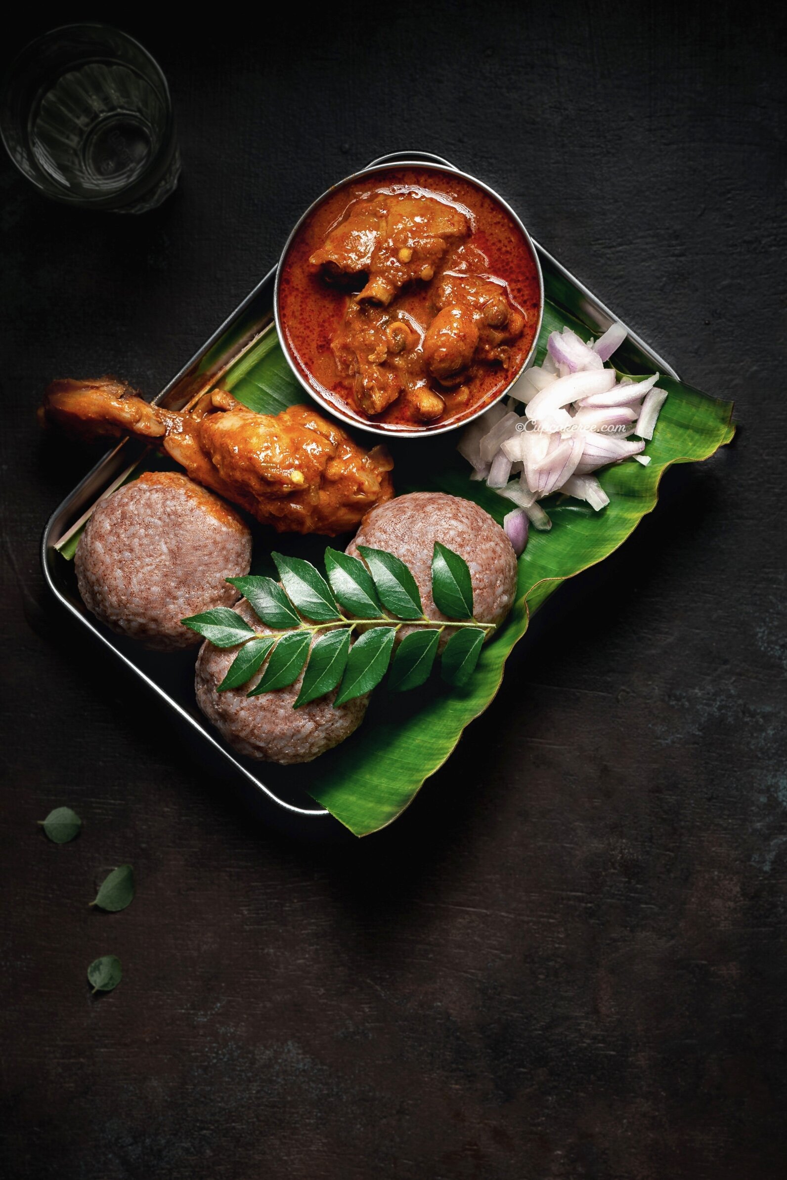 Village Style Chicken Curry With Ragi Sangati Cupcakeree