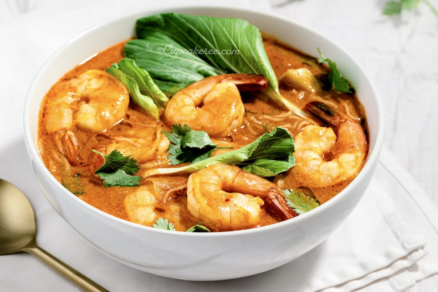 Easy Prawn Laksa — Cupcakeree