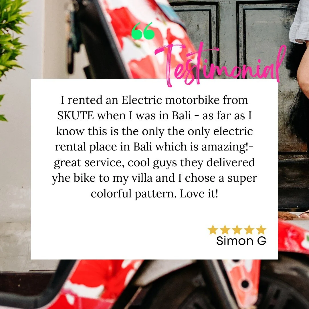 SKUTE Bali | Eco-friendly Scooters - Bali
