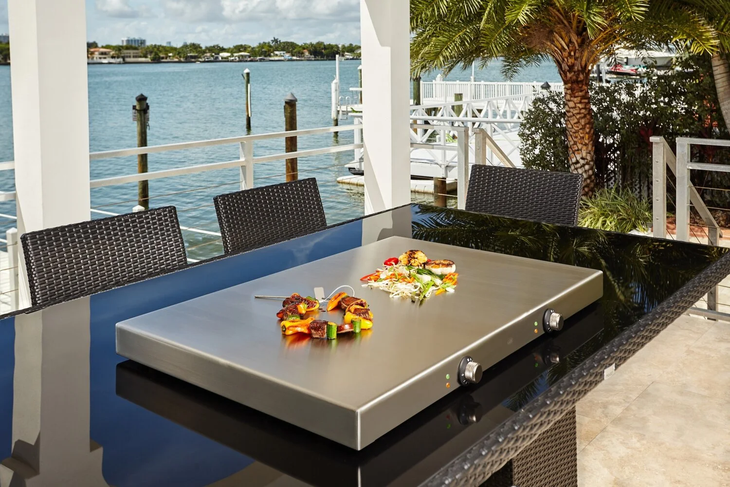 Cook-N-Dine teppanyaki grill cooktops for indoor + outdoor use, teppan ...