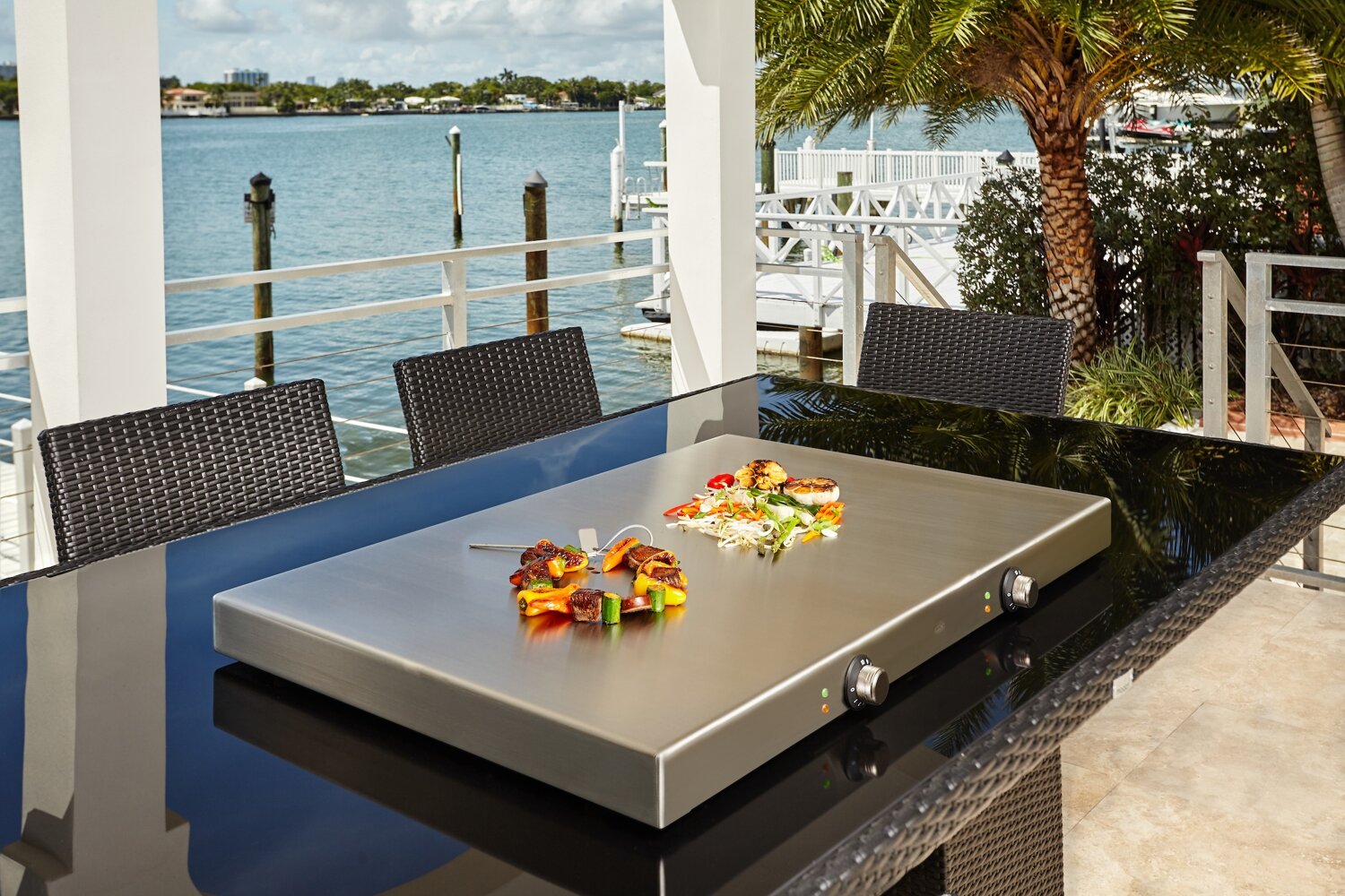 Cook-N-Dine teppanyaki grill cooktops for indoor + outdoor use, teppan ...
