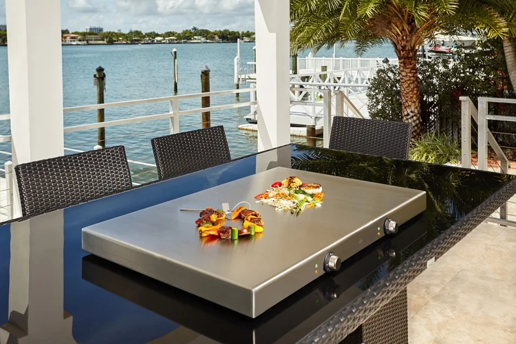 Cook-N-Dine teppanyaki grill cooktops for indoor + outdoor use, teppan ...
