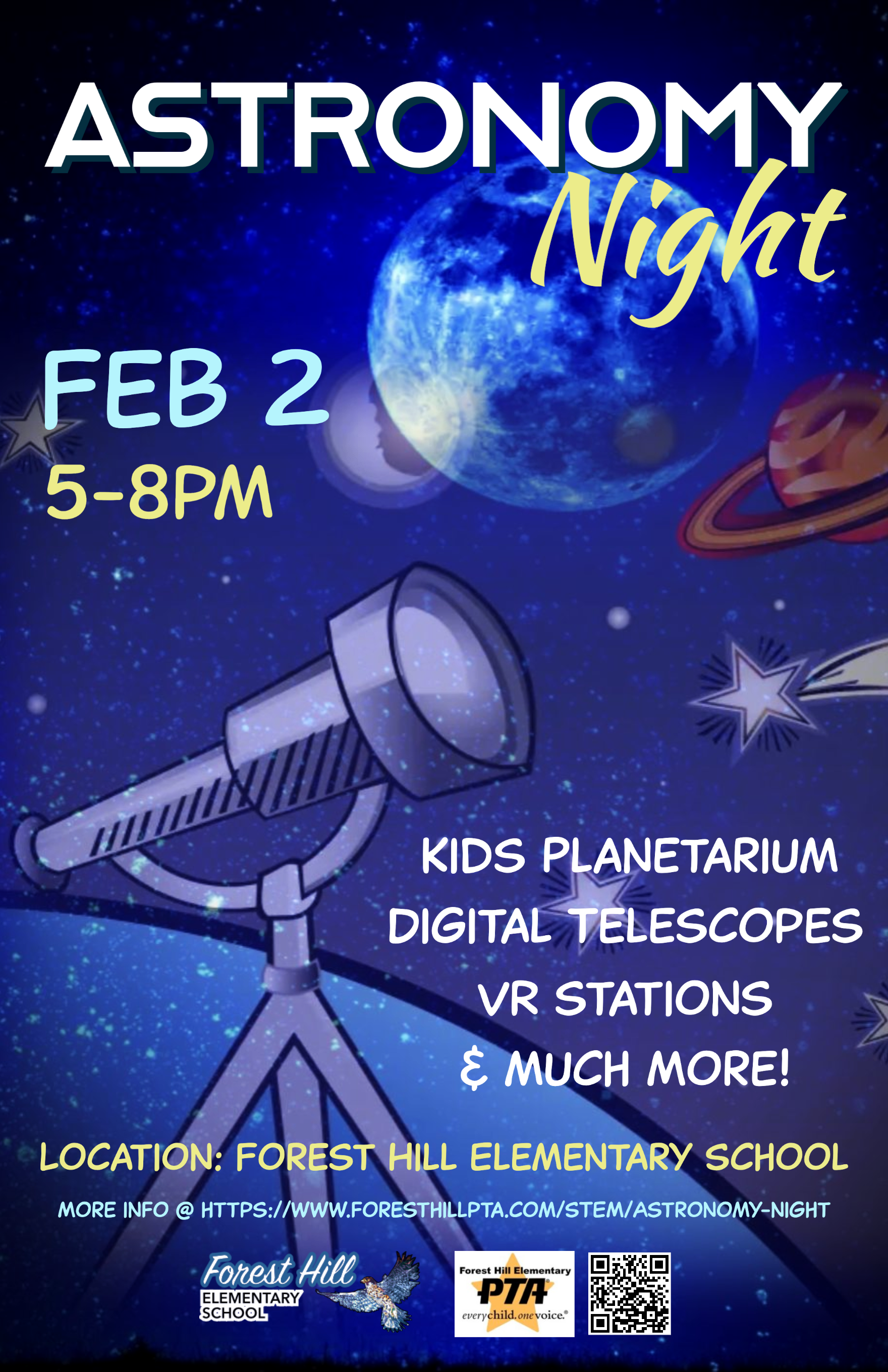 Astronomy Night Flyers