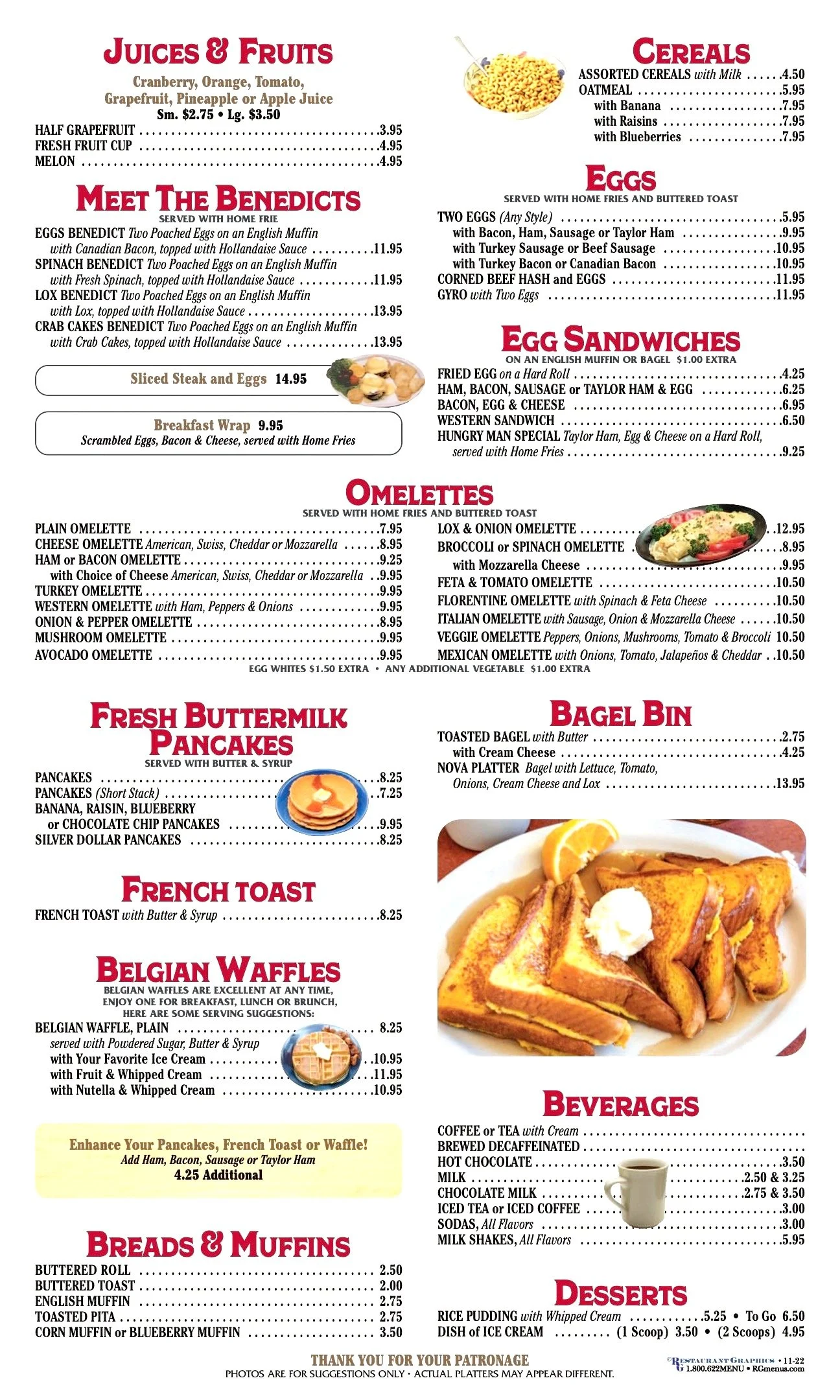 Menu — Summit Peppercorn Restaraunt