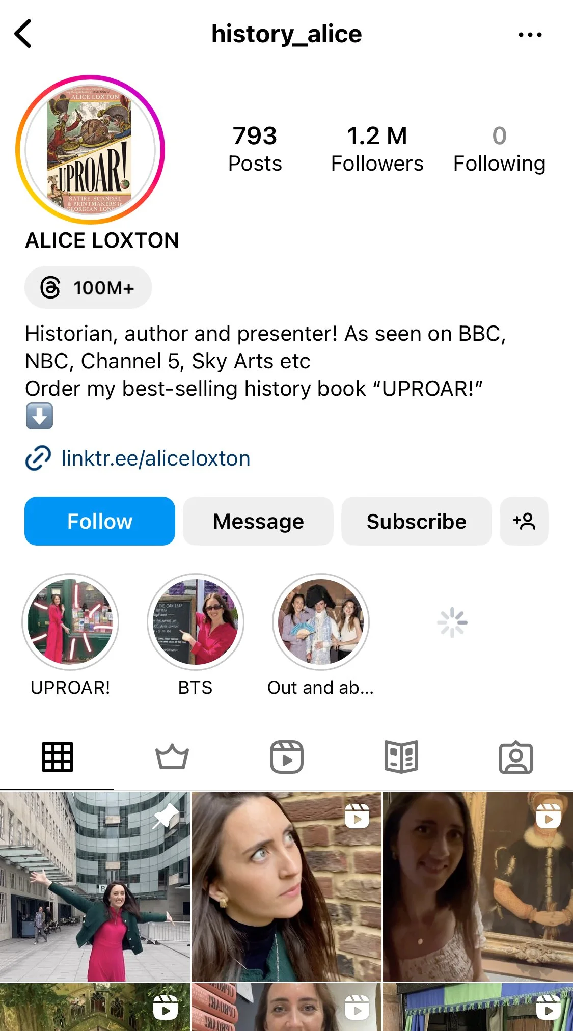 Social Media — Alice Loxton