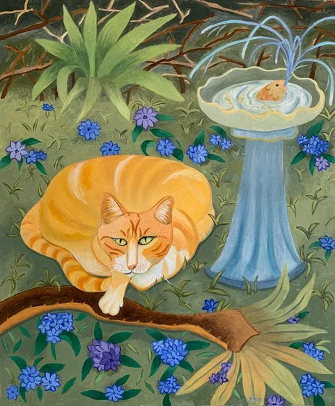 Flowers, Cats, and Birds — Pat Culler Studio