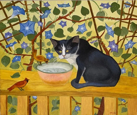 Flowers, Cats, and Birds — Pat Culler Studio