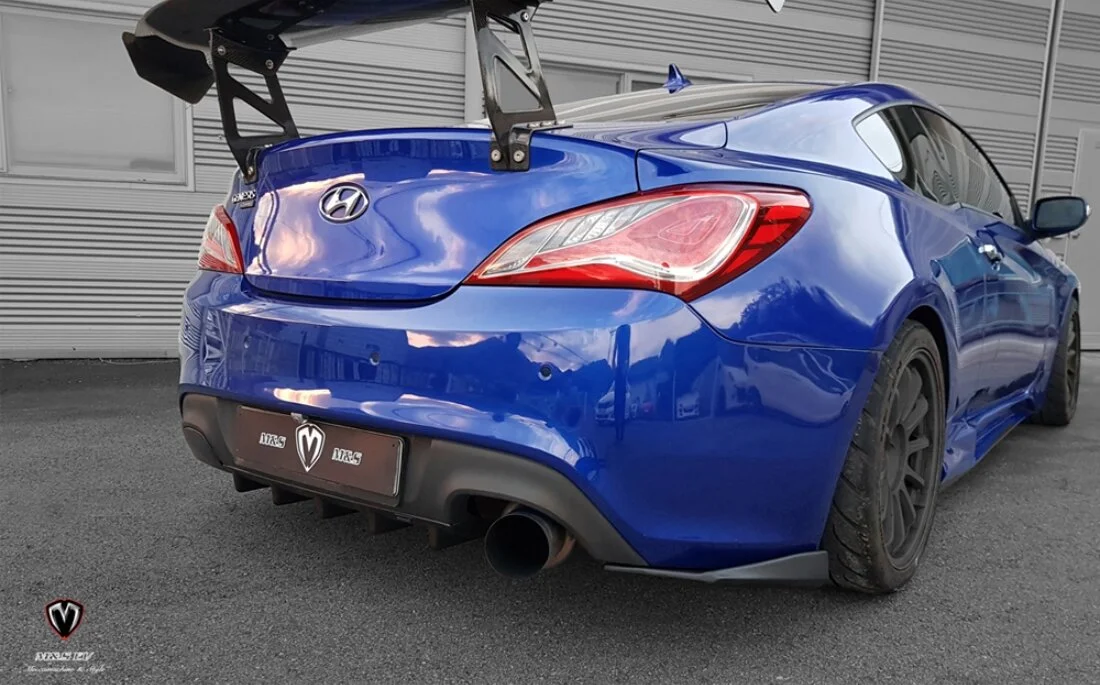 Length Adjustable Rear Diffuser for Hyundai Genesis Coupe 2009+ Car ...