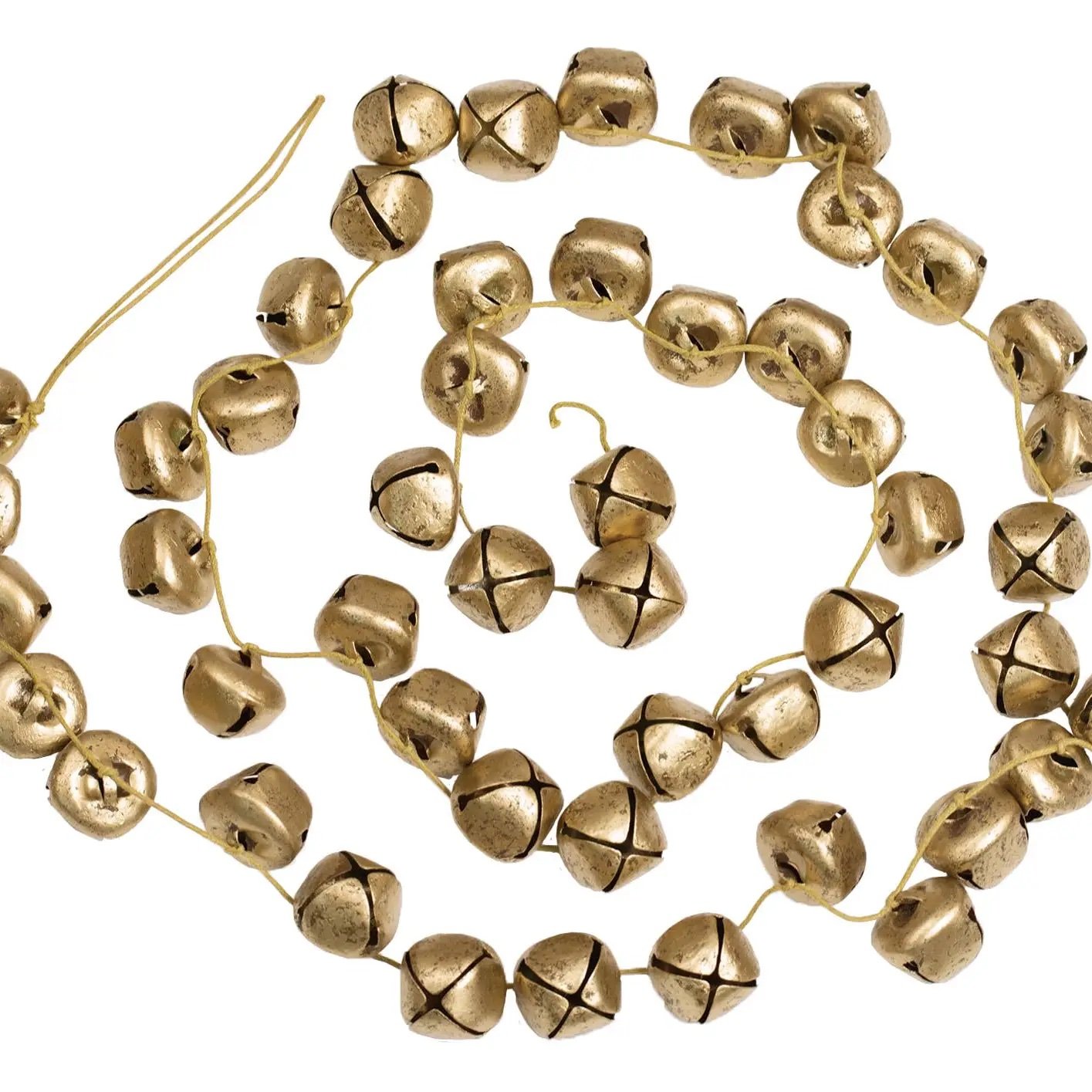 Gold Sleigh Bell Garland — Bridget Beari® Colors