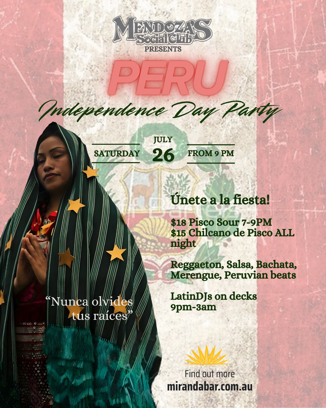 Mendoza's Social Club — Miranda Tequila Bar