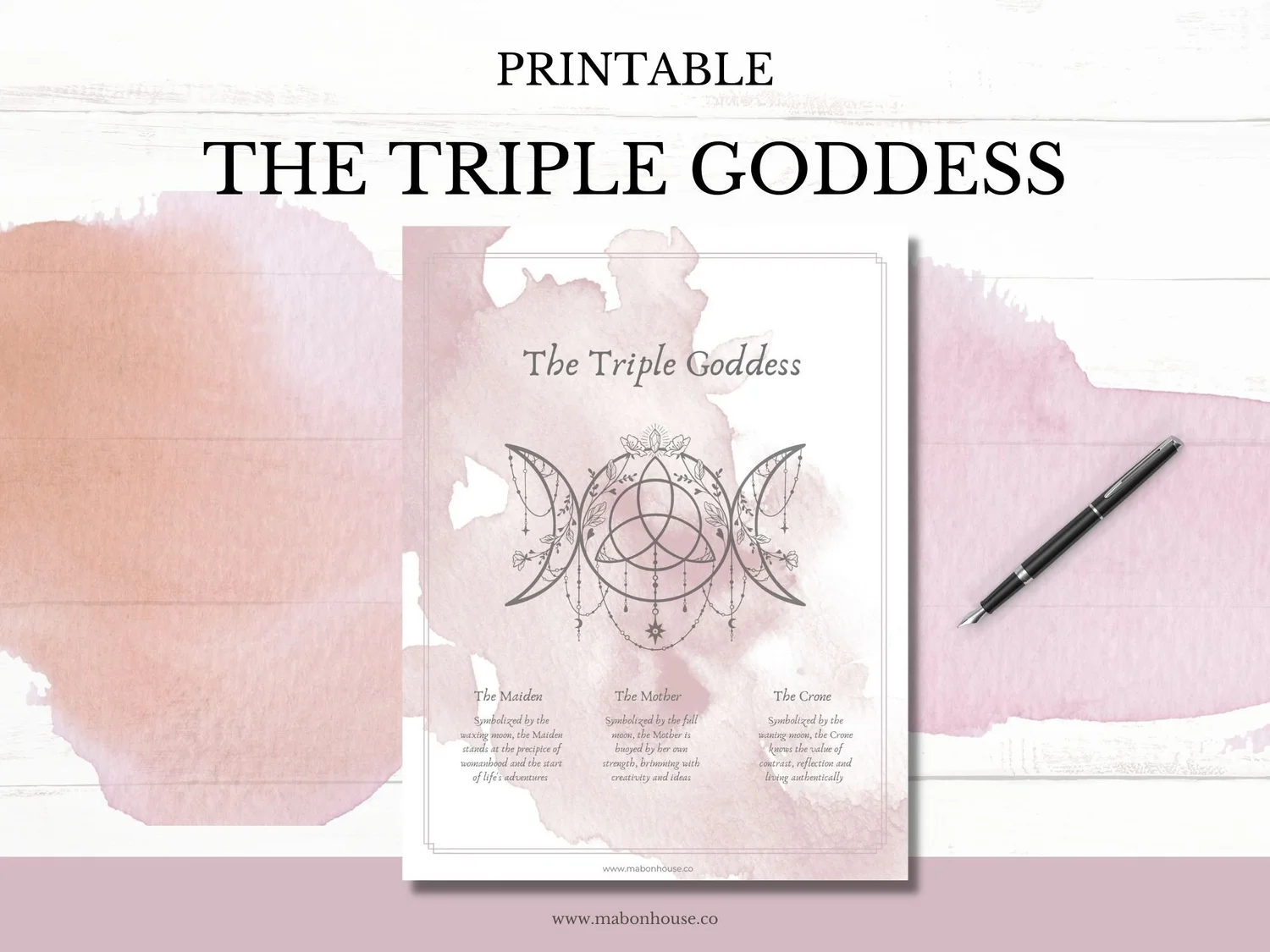 The Triple Goddess: The Maiden, Mother & Crone — Mabon House