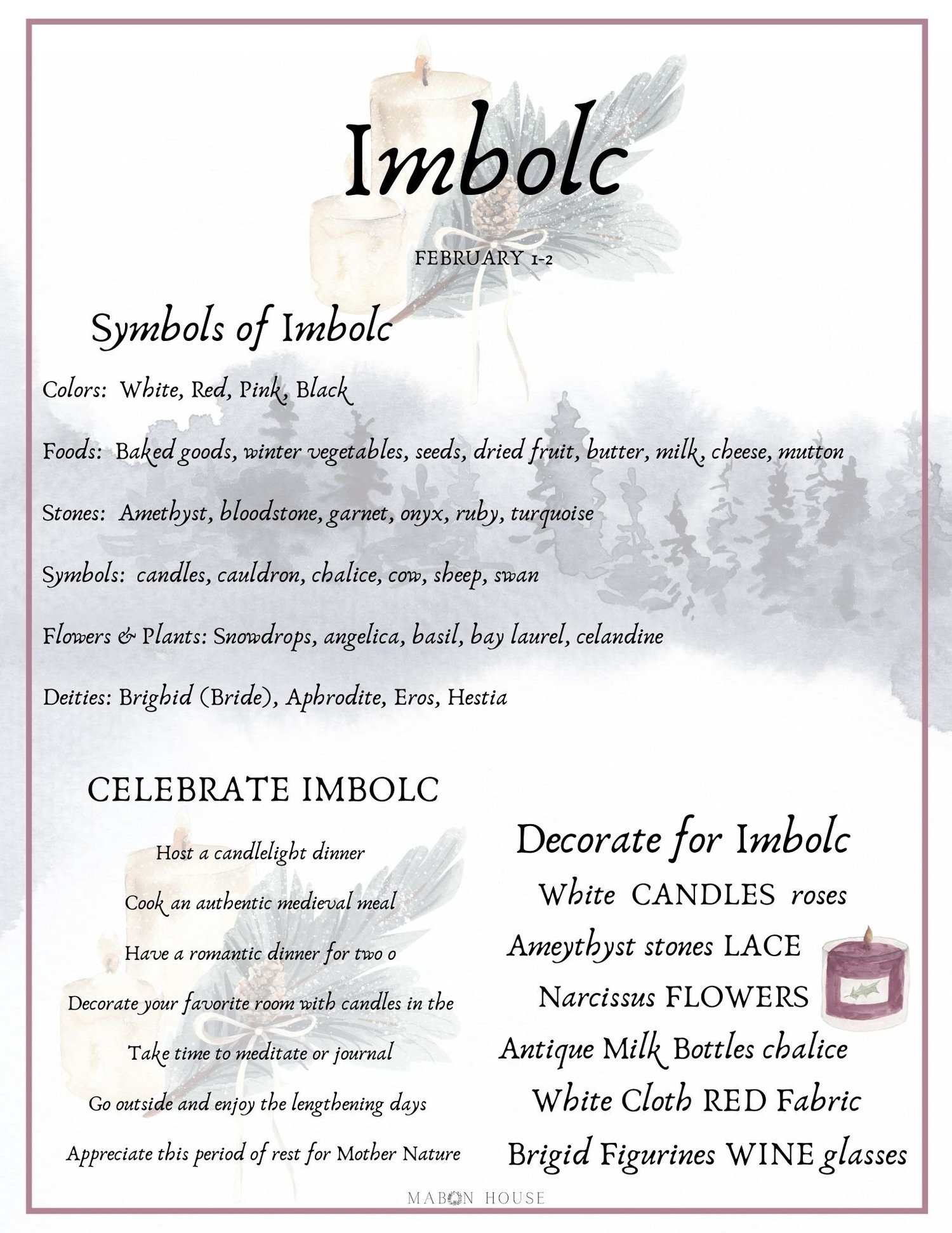 How to Celebrate Imbolc in 2026 — Mabon House