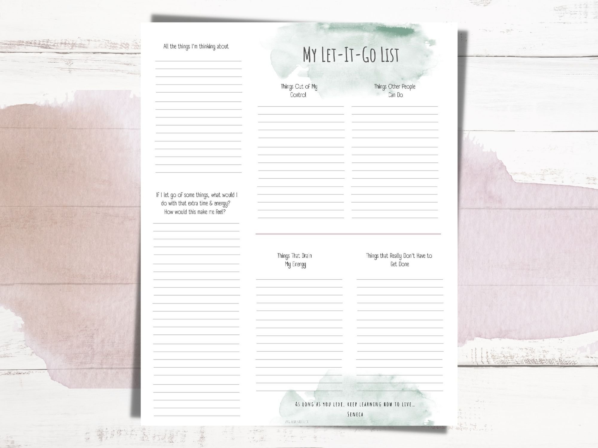 My Let-It-Go List — Mabon House