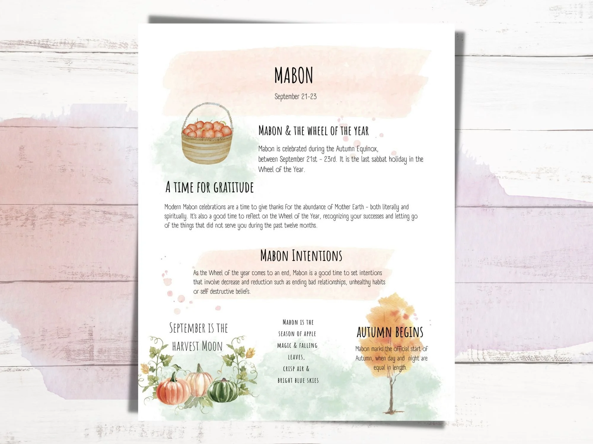 The History of Mabon — Mabon House