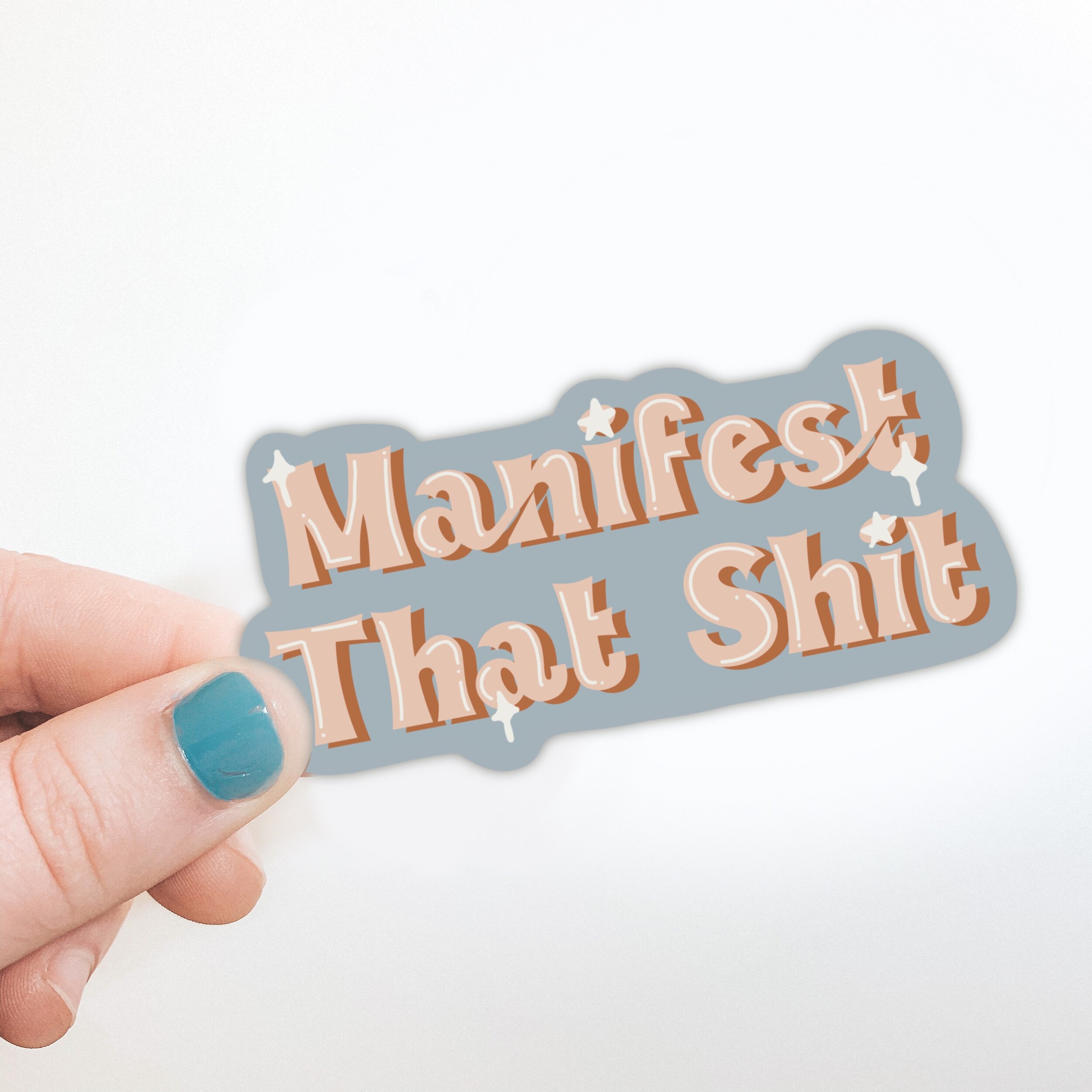 Manifest That Shit Vinyl Sticker Paper & Party Supplies Stickers Paper ...