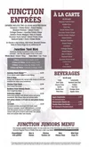 Menu — Grand Junction Bar and Grill