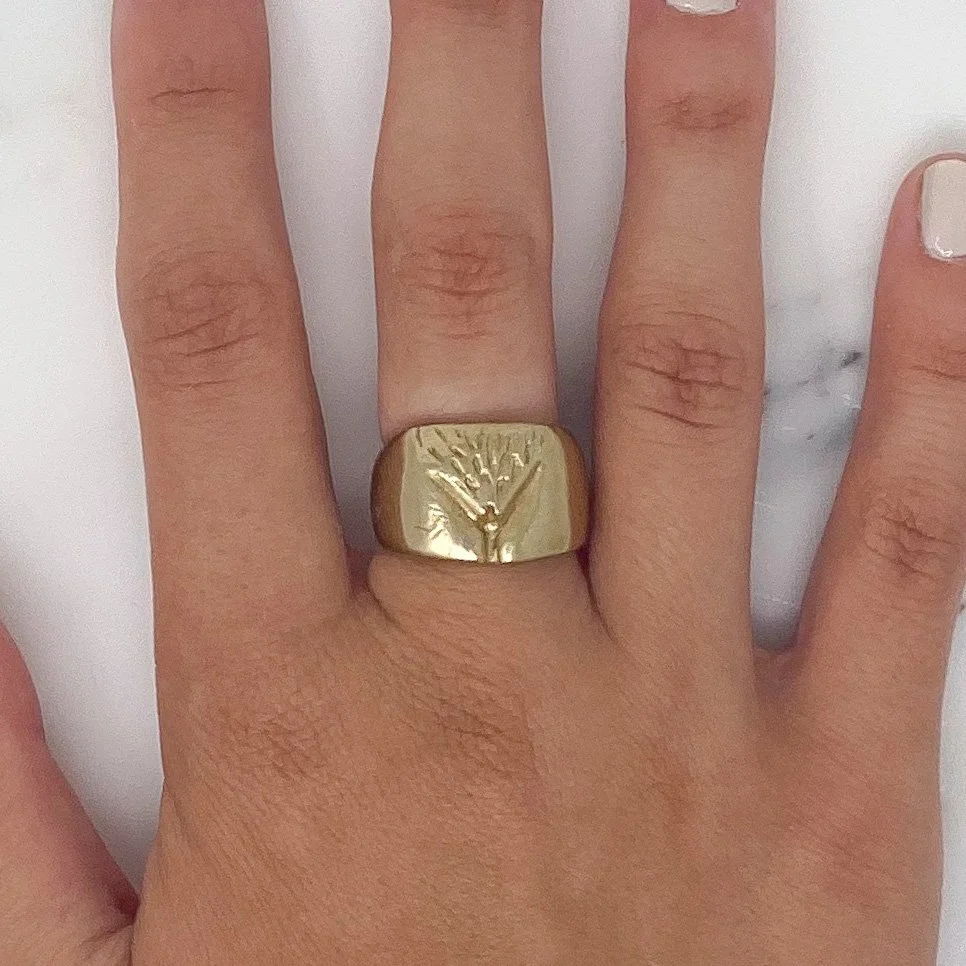 bush brass ring — eden's harvest