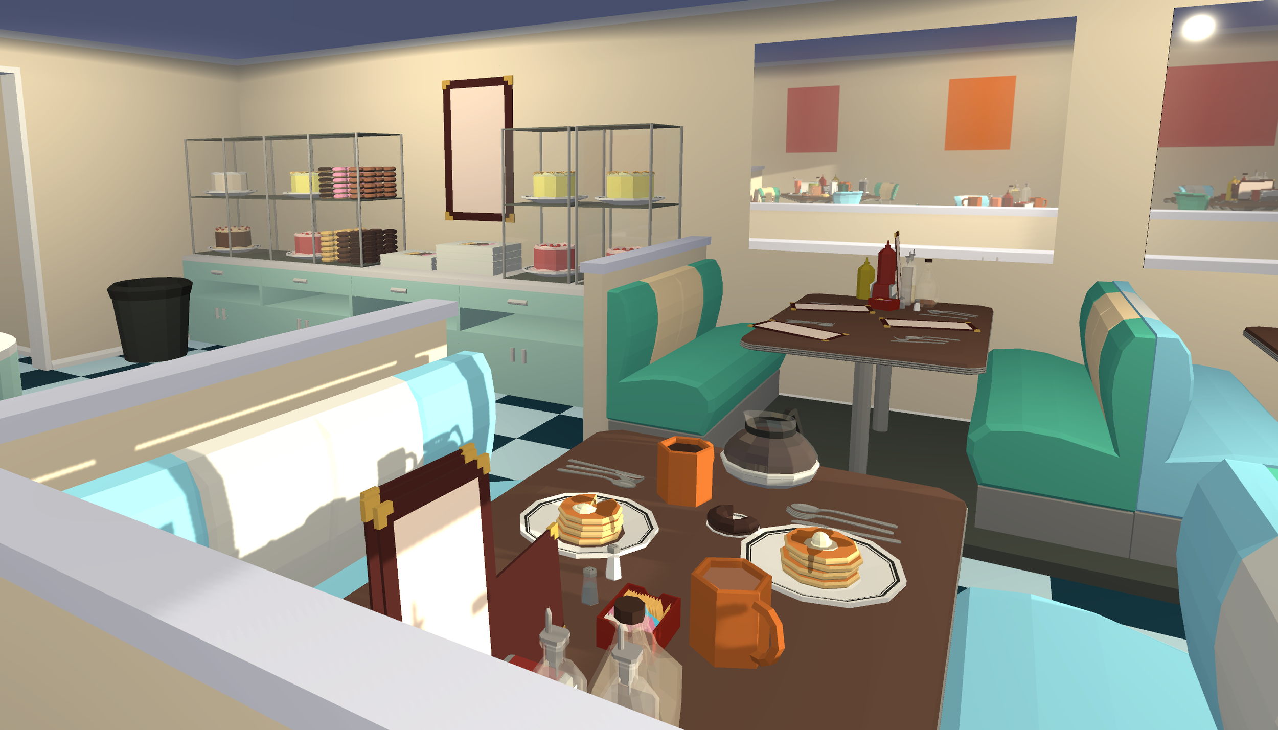 Low Poly Style - Restaurant props — Arcane Alpacas