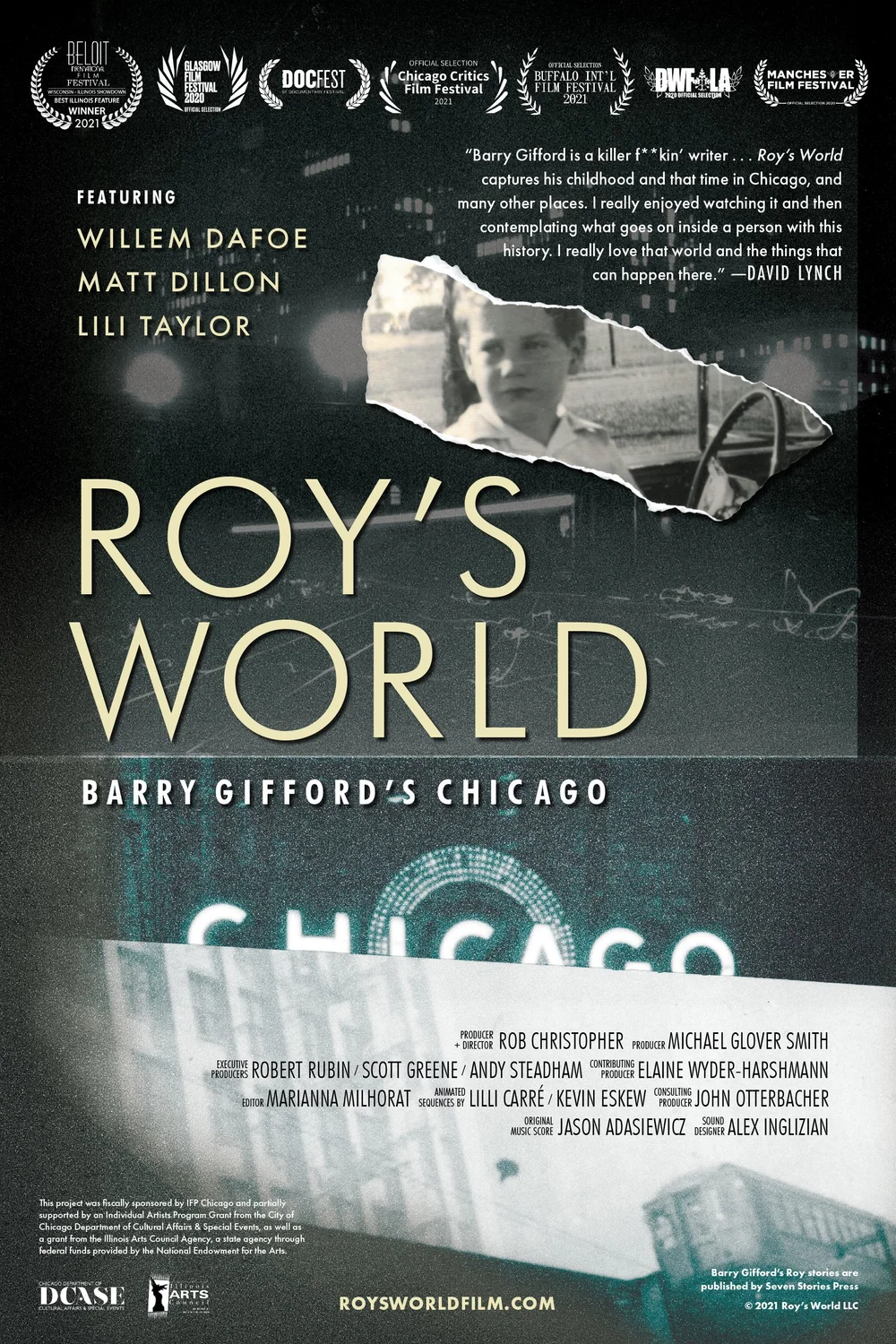 [Roy's World: Barry Gifford's Chicago] coming to [Chicago Filmmakers ...