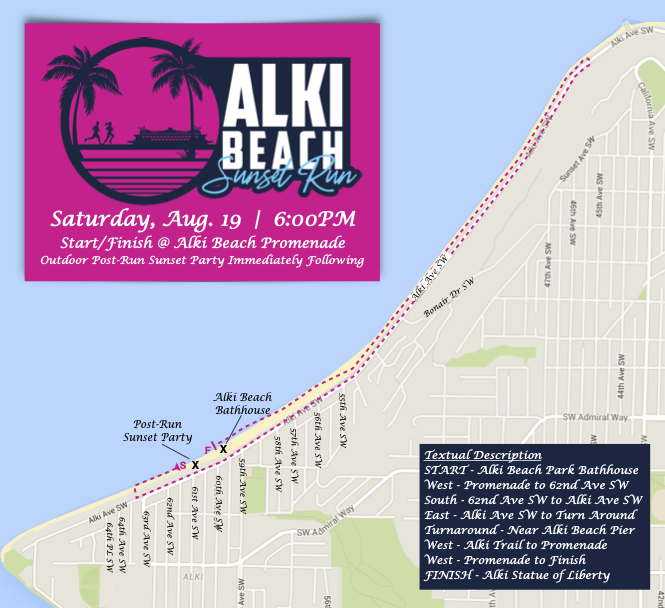 Alki Beach Sunset Run — fizz events nw