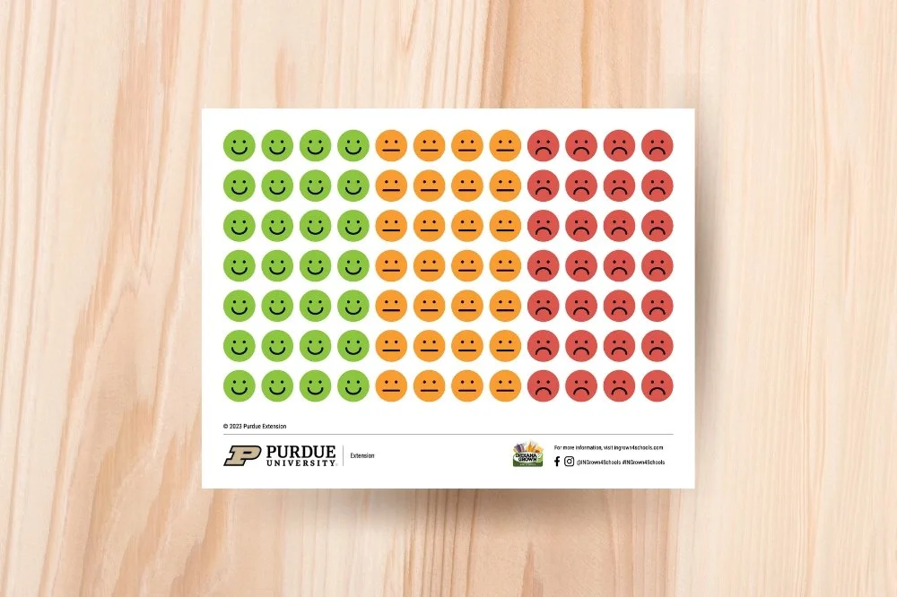 Taste Test Faces ・ Indiana Grown for Schools