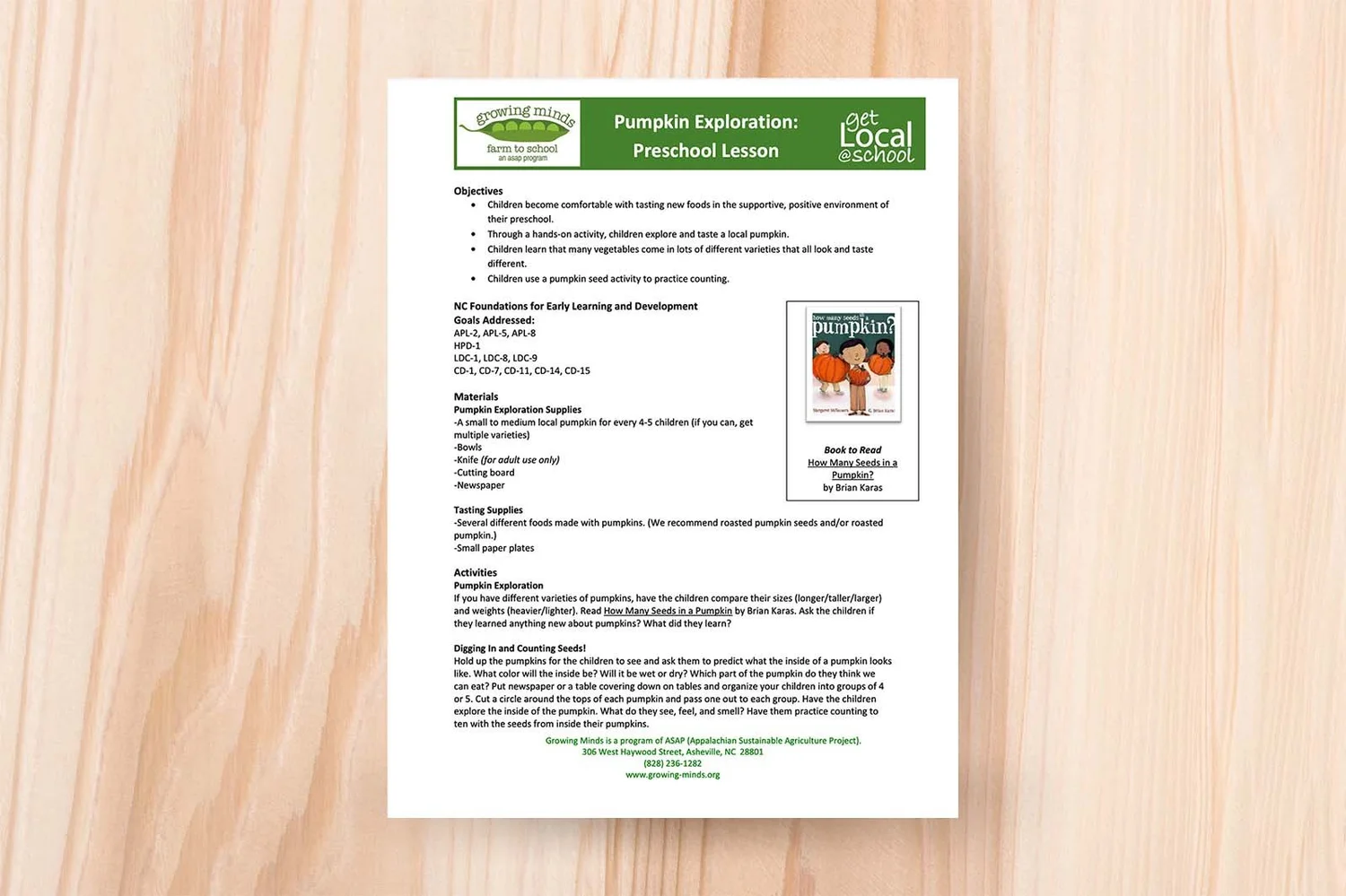 Pumpkin Exploration ・ Indiana Grown for Schools