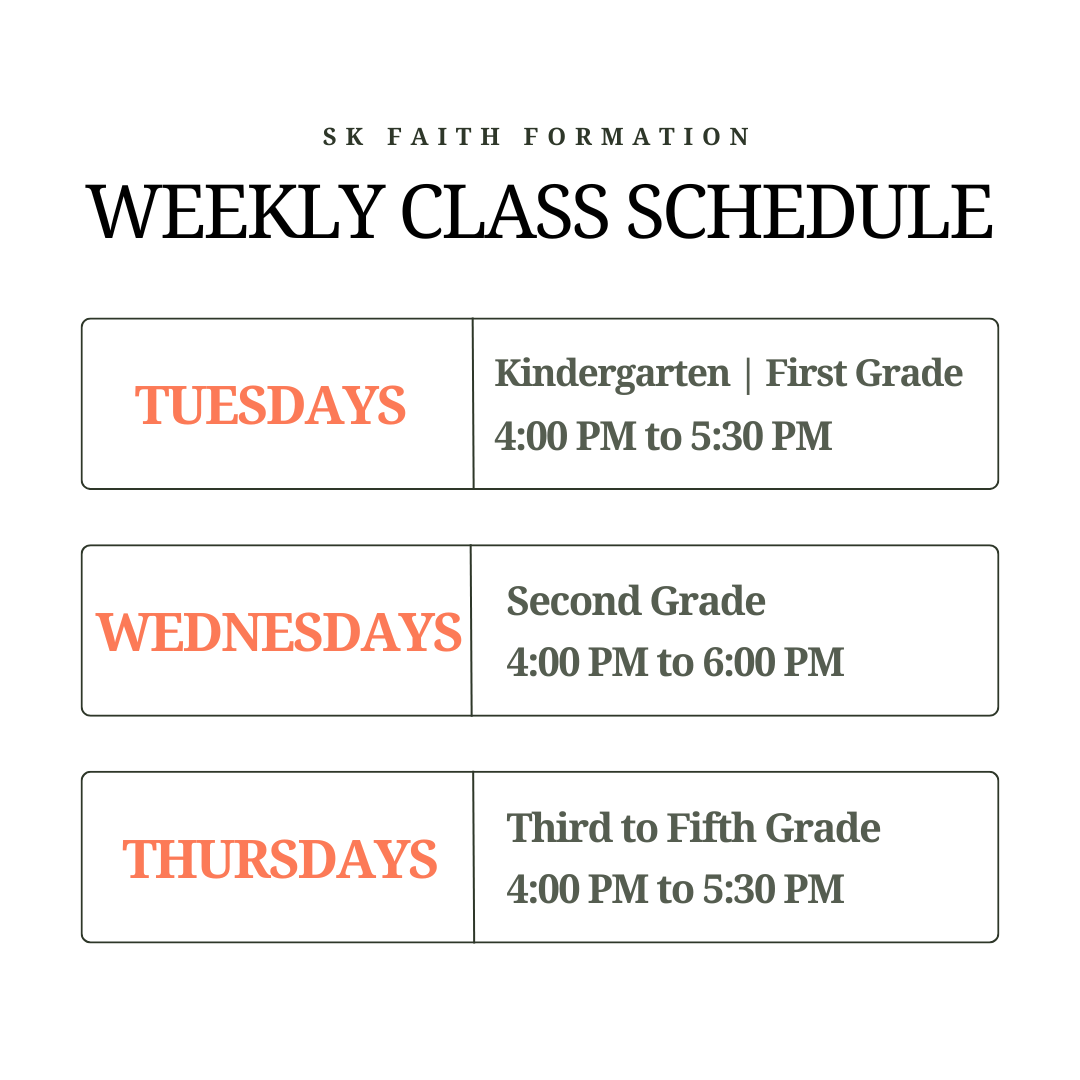 About Faith Formation — St. Kilian Catholic Church