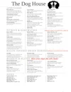 MENU — Dog House Pensacola