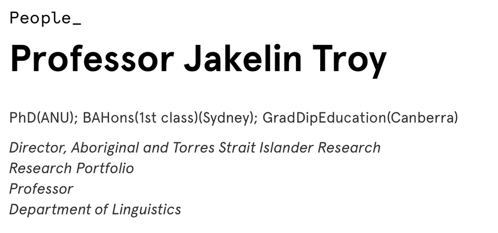 The Remarkable Professor Jakelin Troy and the Indigenisation of ...