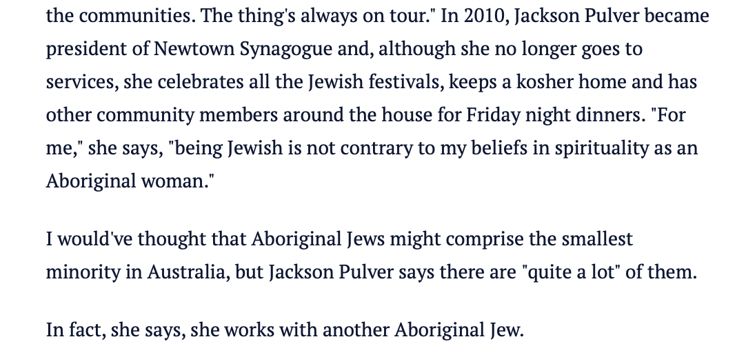 University of Sydney, Professor Lisa Jackson Pulver Claims She is a ...