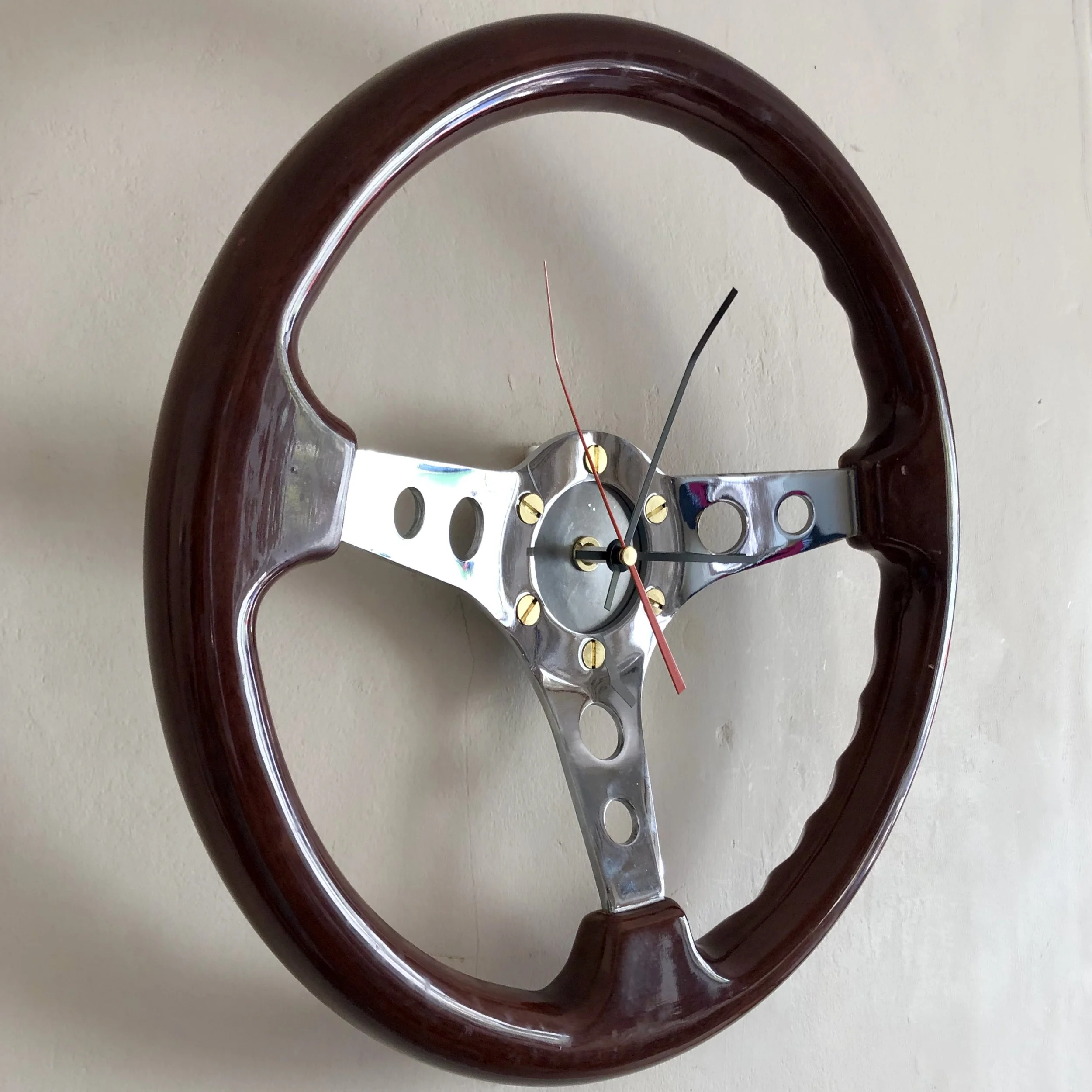 Race Car Steering Wheel Clock — Vetera Novis
