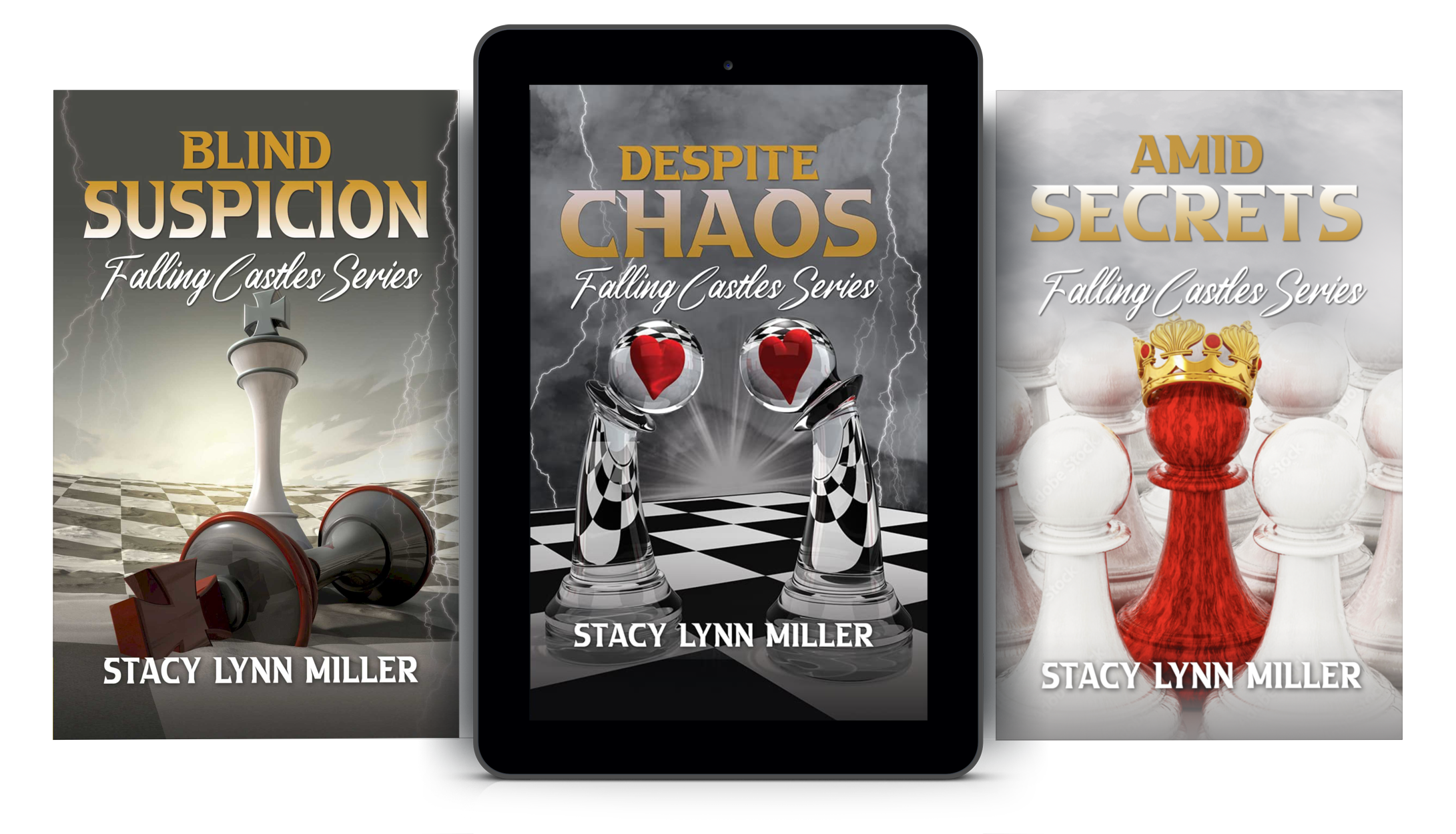 Amid Secrets (Falling Castles Series #3) — Stacy Lynn Miller