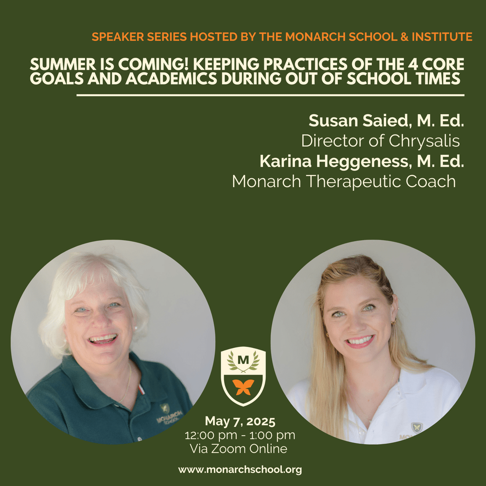 Upcoming Events — The Monarch School and Institute