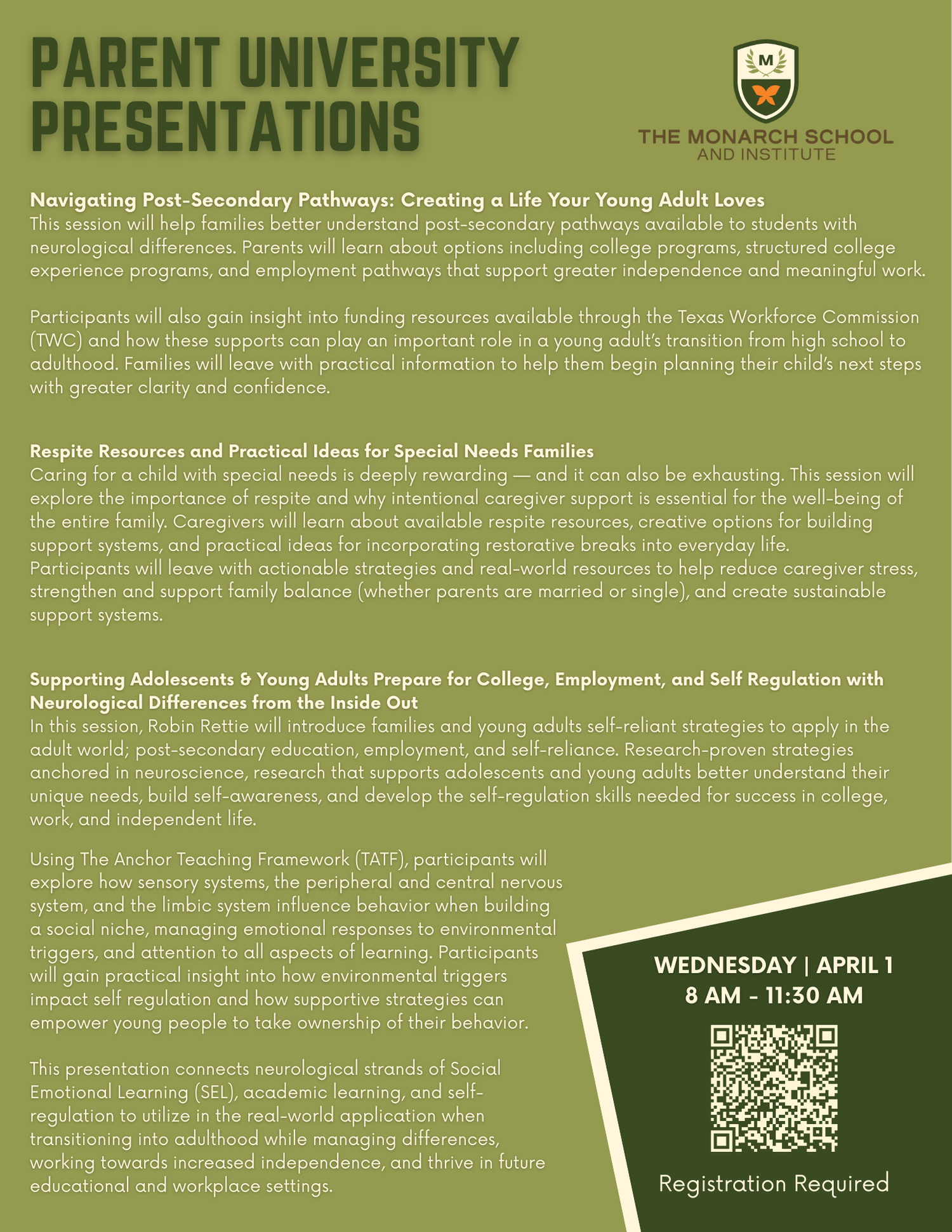 Upcoming Events — The Monarch School and Institute